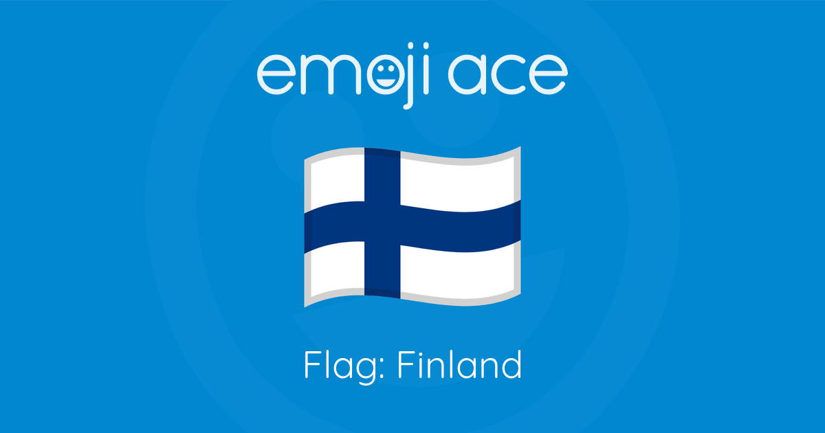 Flag 🇫🇮 Finland Emoji