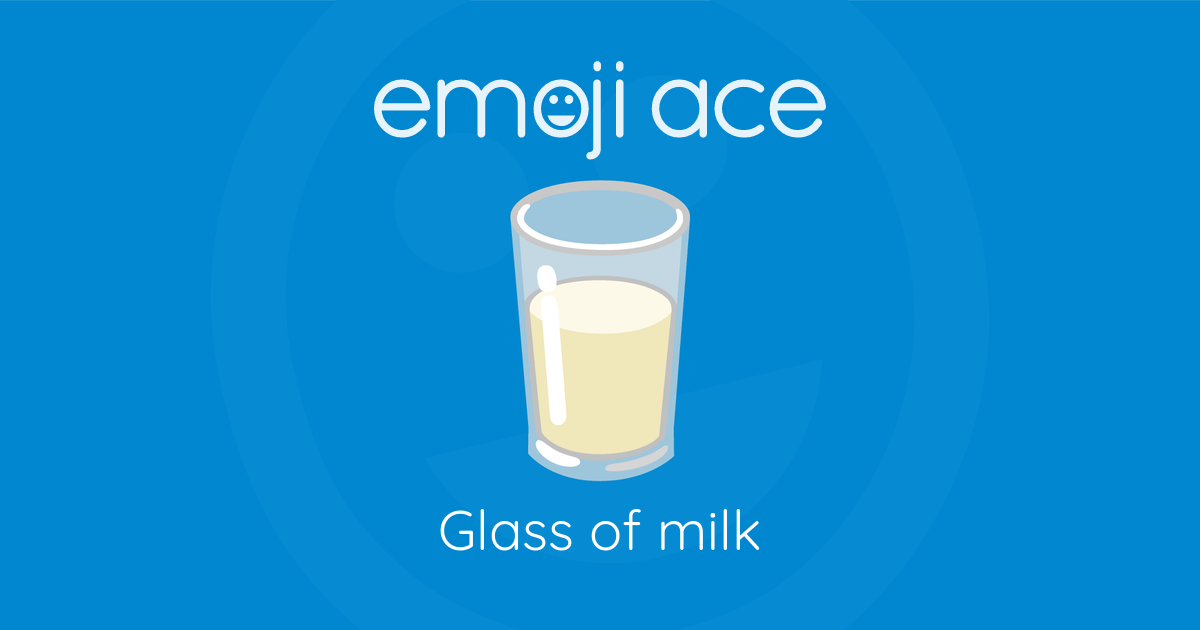 Emoji 🥛 Glass of milk: Meaning and Details