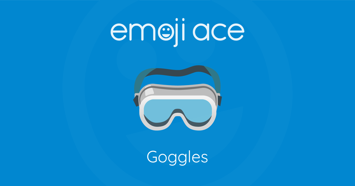 Emoji 🥽 Goggles: Meaning and Details