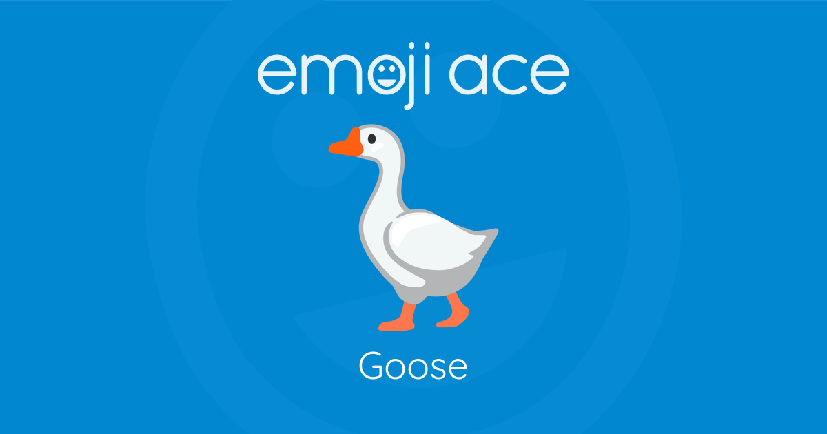 Emoji 🪿 Goose: Meaning and Details