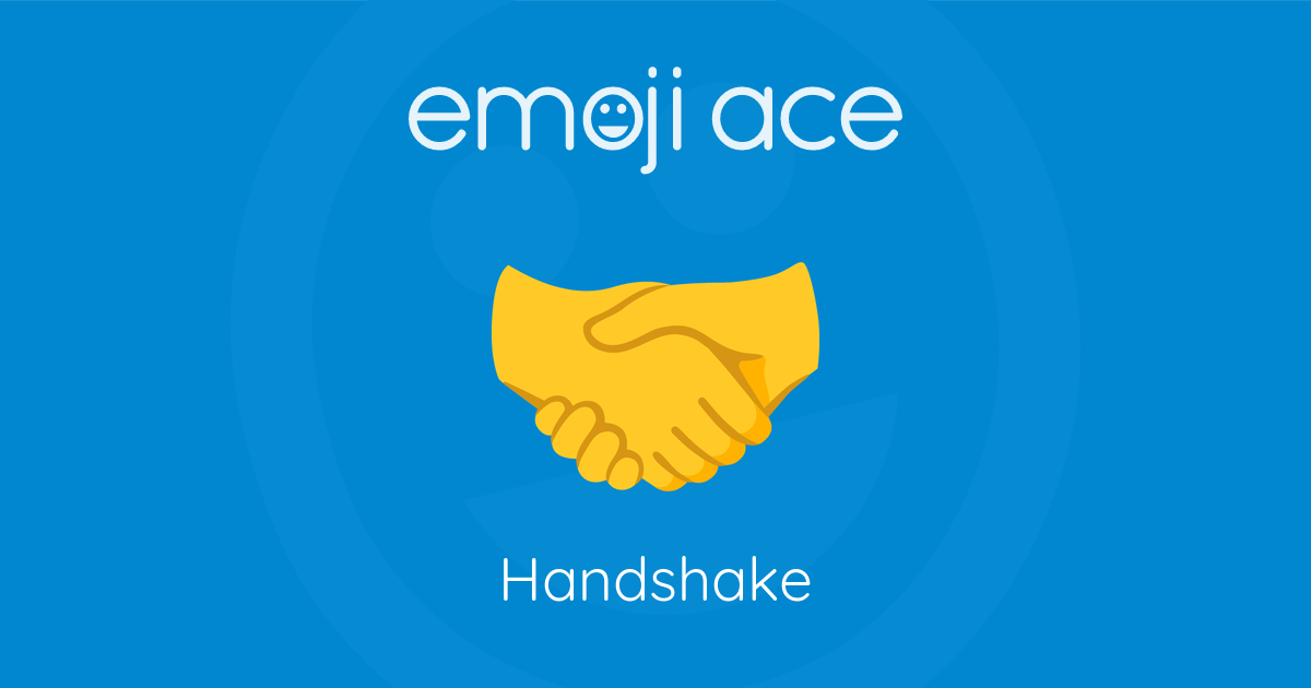 Emoji 🤝 Handshake: Meaning and Details