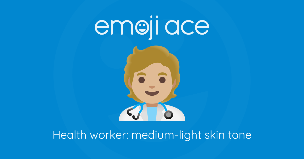 Emoji 🧑🏼‍⚕️ Health worker: medium-light skin tone: Meaning and Details