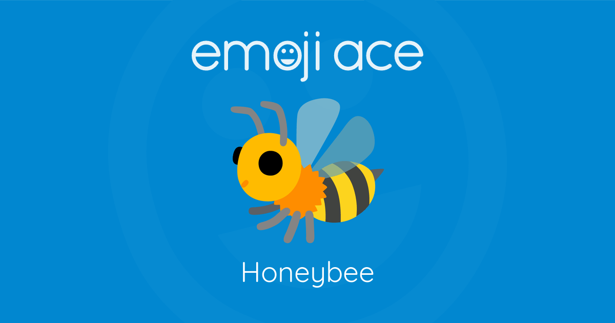 Emoji 🐝 Honeybee: Meaning and Details