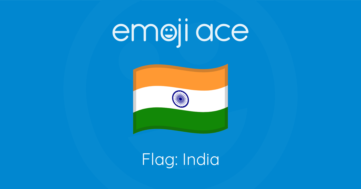 Flag 🇮🇳 India Emoji