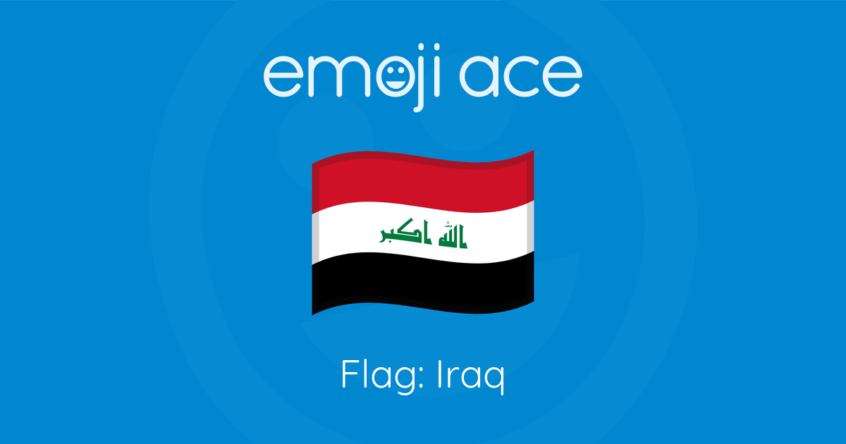 Flag 🇮🇶 Iraq Emoji