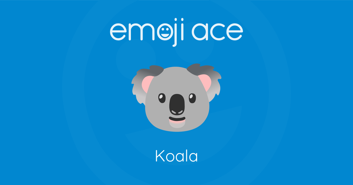 Emoji 🐨 Koala: Meaning and Details