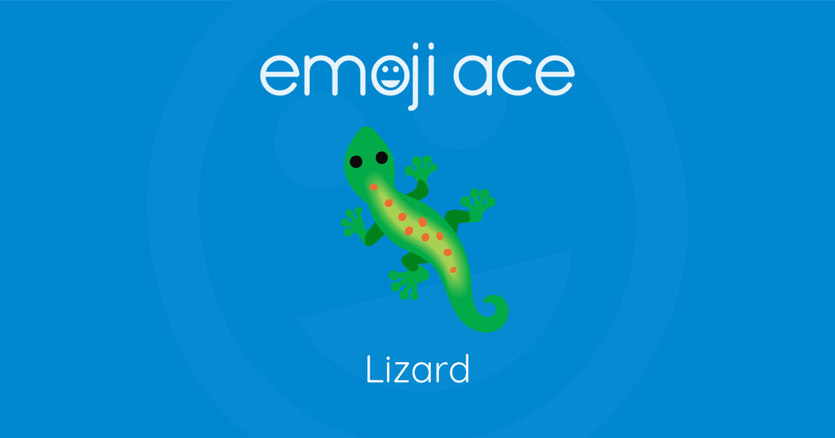 Emoji 🦎 Lizard: Meaning and Details