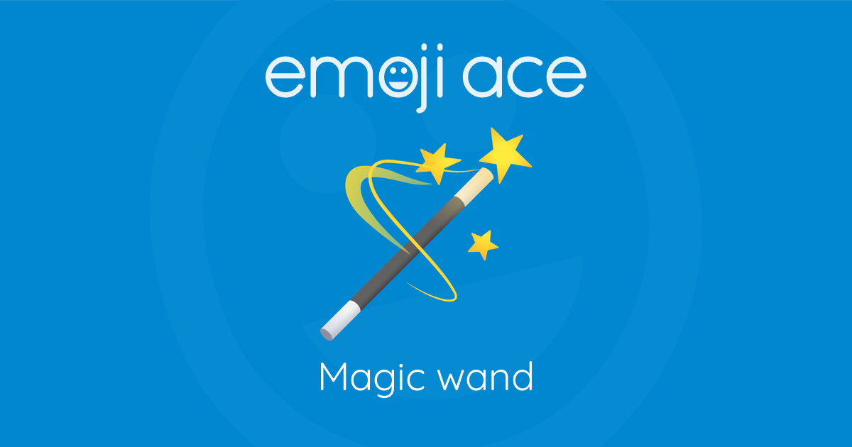 Emoji 🪄 Magic wand: Meaning and Details