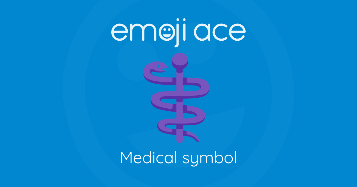 Emoji ⚕️ Medical symbol: Meaning and Details