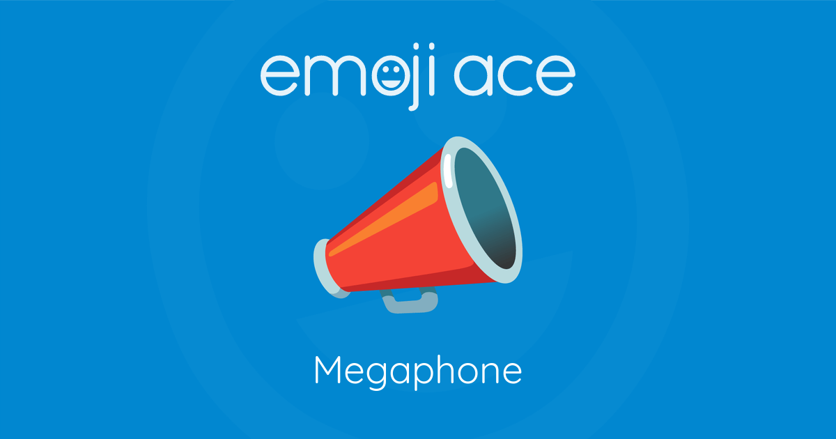 Emoji 📣 Megaphone: Meaning and Details