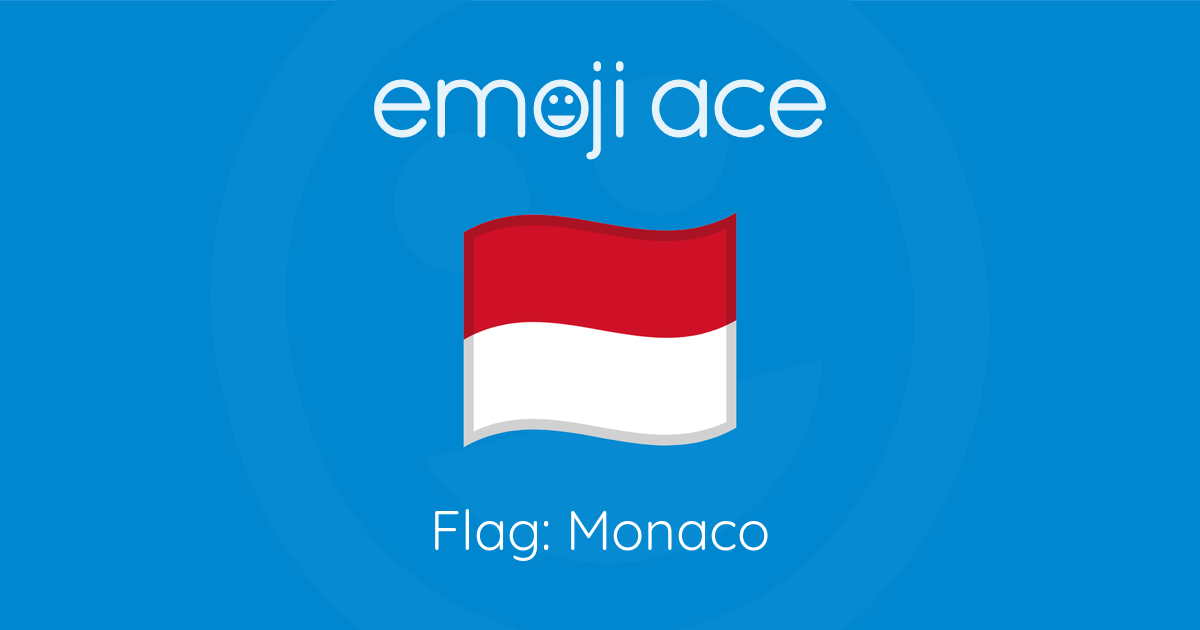 Flag 🇲🇨 Monaco Emoji