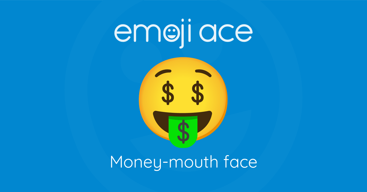 Smiley 🤑 Money-mouth face: Meaning and Details