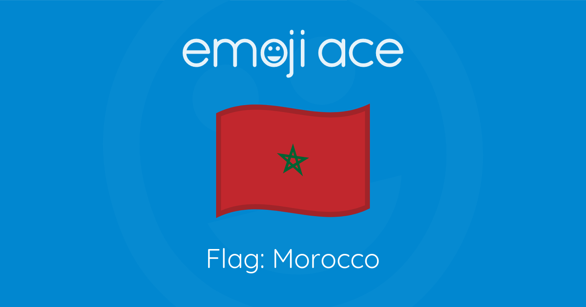 Flag 🇲🇦 Morocco Emoji