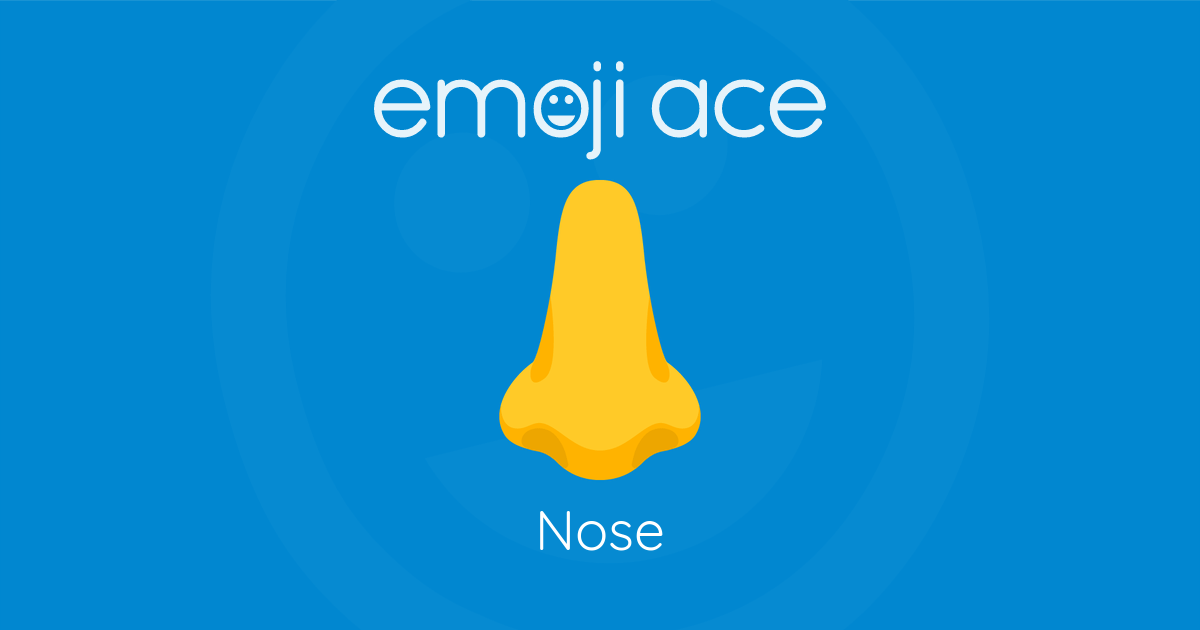 Emoji 👃 Nose: Meaning and Details