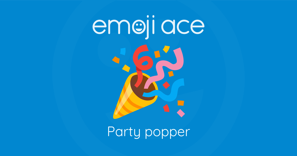 Emoji 🎉 Party popper: Meaning and Details