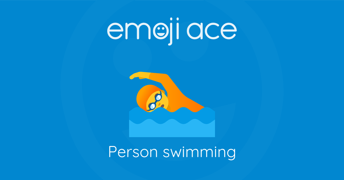 Emoji 🏊 Person swimming: Meaning and Details
