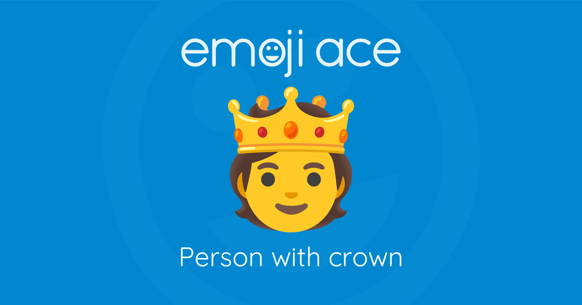 Emoji 🫅 Person with crown: Meaning and Details