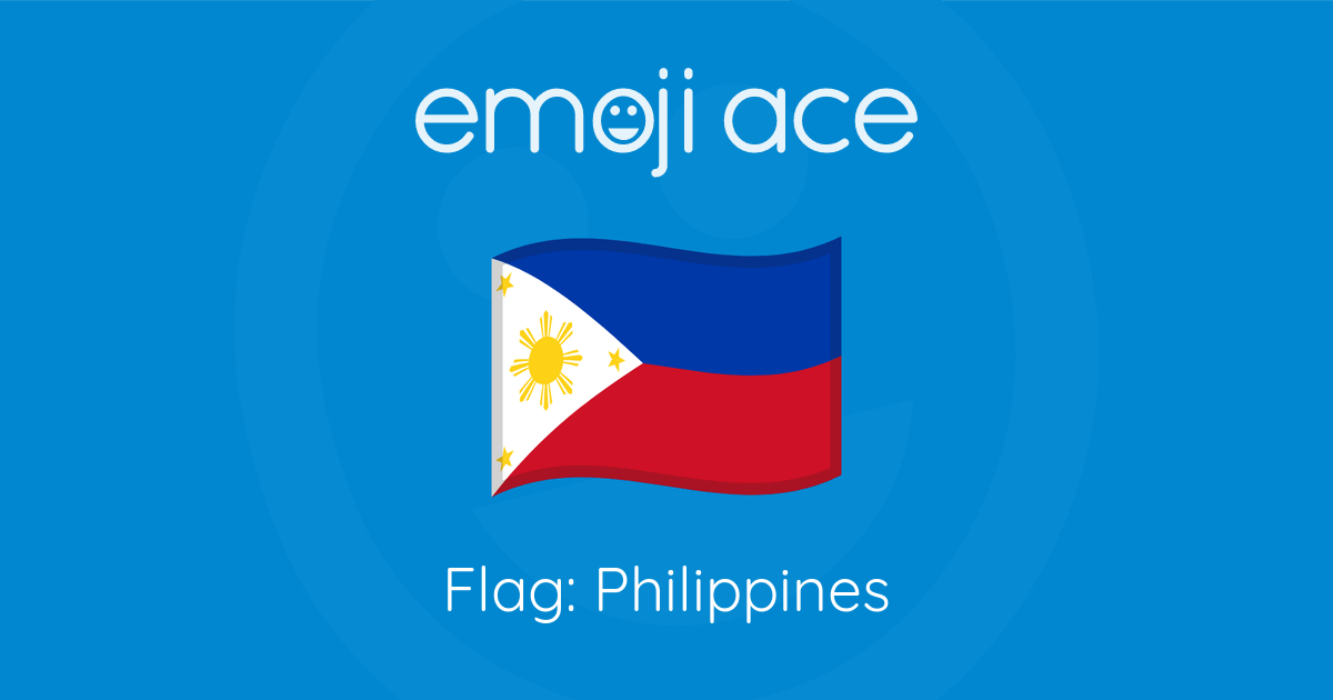 Flag 🇵🇭 Philippines Emoji