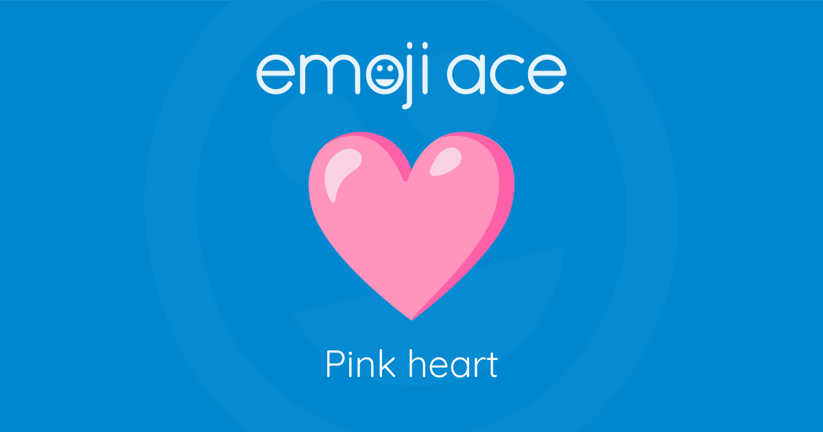 Emoji 🩷 Pink heart: Meaning and Details