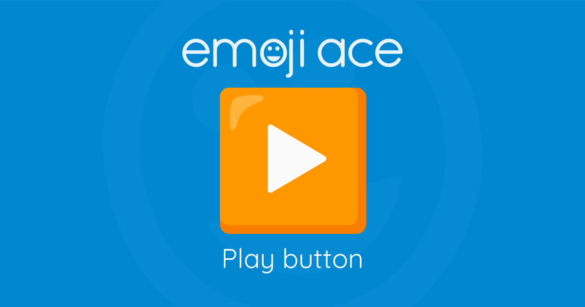 Emoji ️ Play button: Meaning and Details