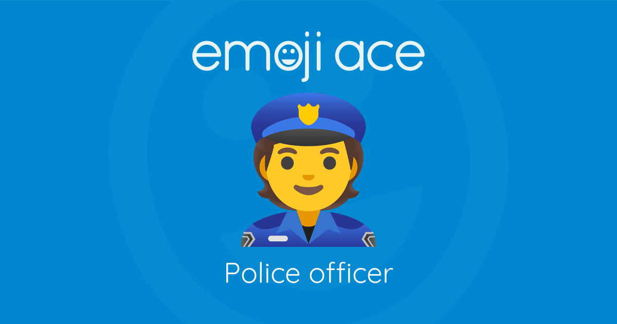 Emoji 👮 Police officer: Meaning and Details