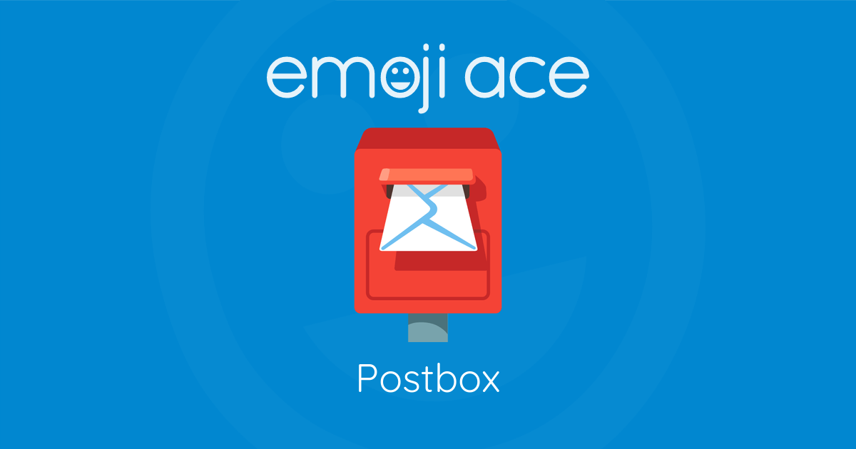 Emoji 📮 Postbox: Meaning and Details