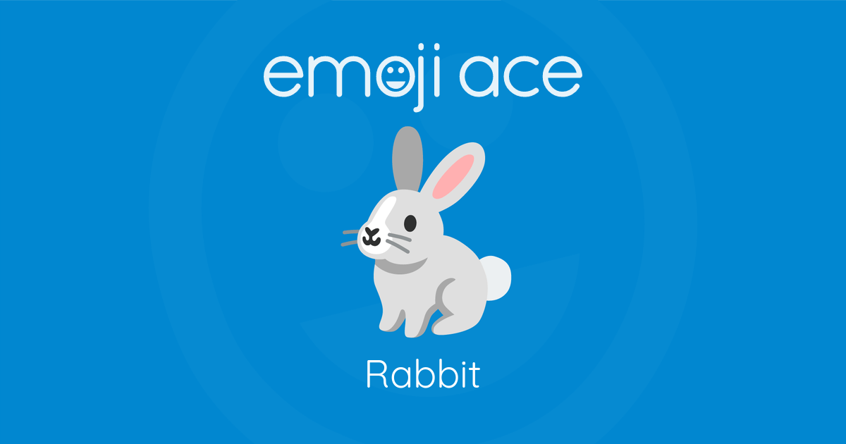 Emoji 🐇 Rabbit: Meaning and Details