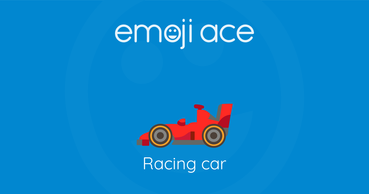Emoji 🏎️ Racing car: Meaning and Details