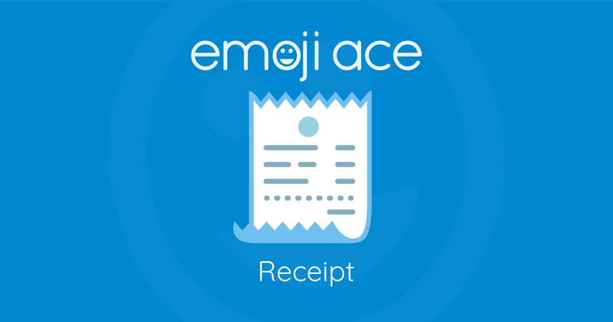 Emoji 🧾 Receipt: Meaning and Details