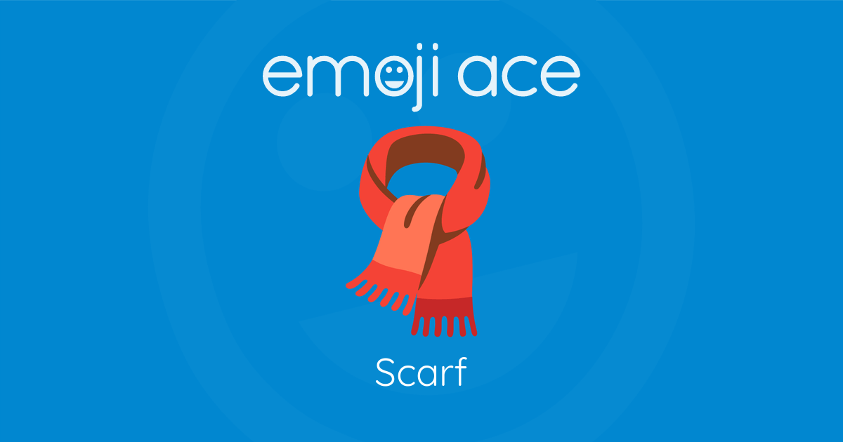 Emoji 🧣 Scarf: Meaning and Details