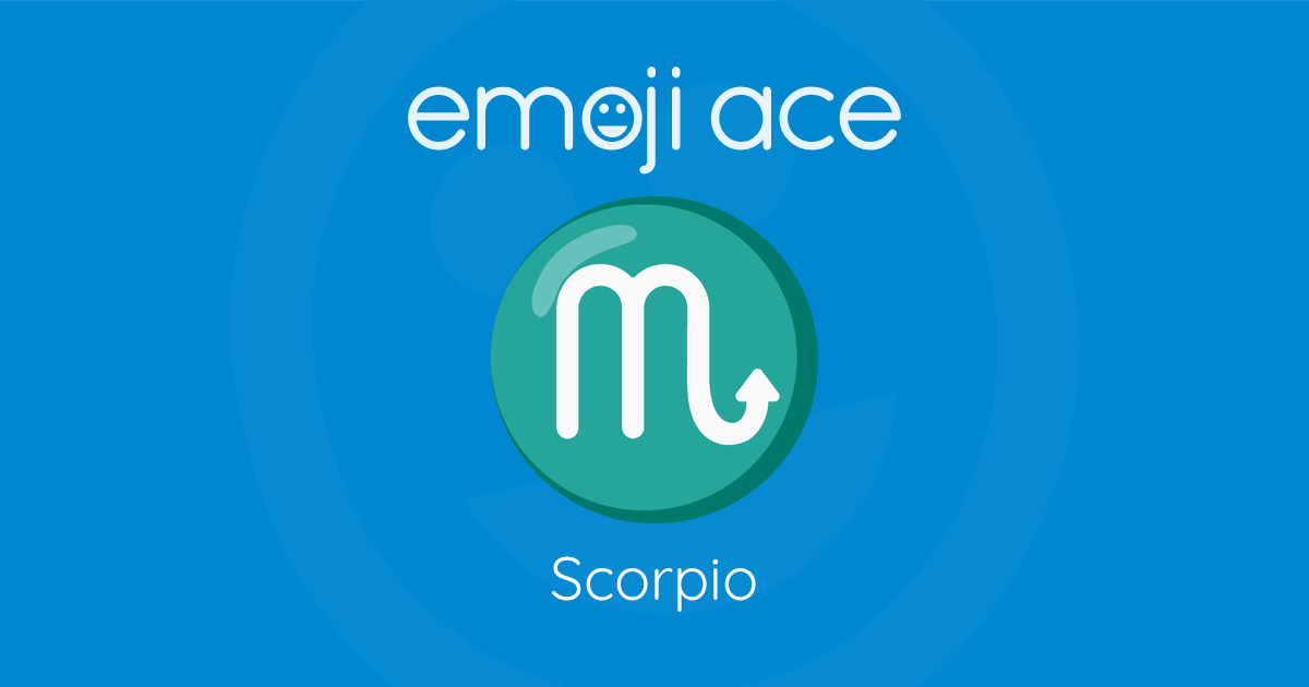 Emoji ♏ Scorpio: Meaning and Details