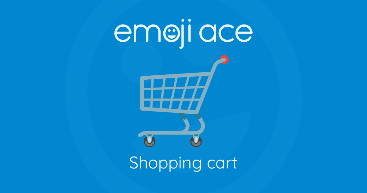 Emoji 🛒 Shopping cart: Meaning and Details
