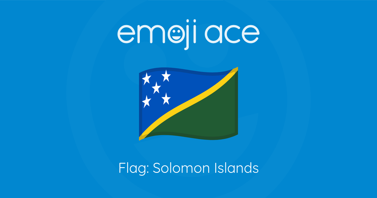 Flag 🇸🇧 Solomon Islands Emoji