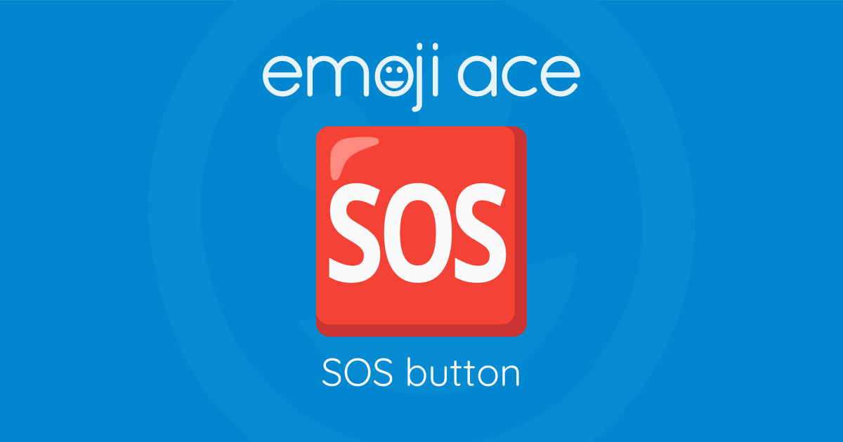Emoji 🆘 SOS button: Meaning and Details