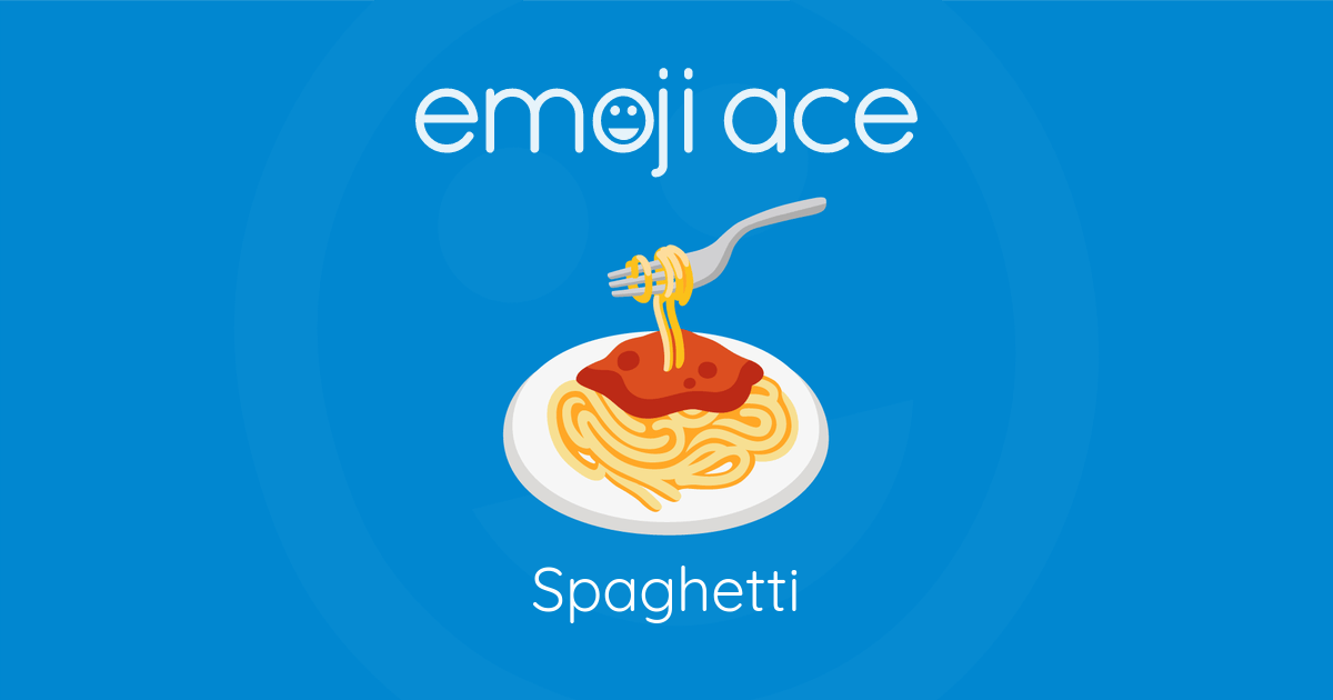 Emoji 🍝 Spaghetti: Meaning and Details