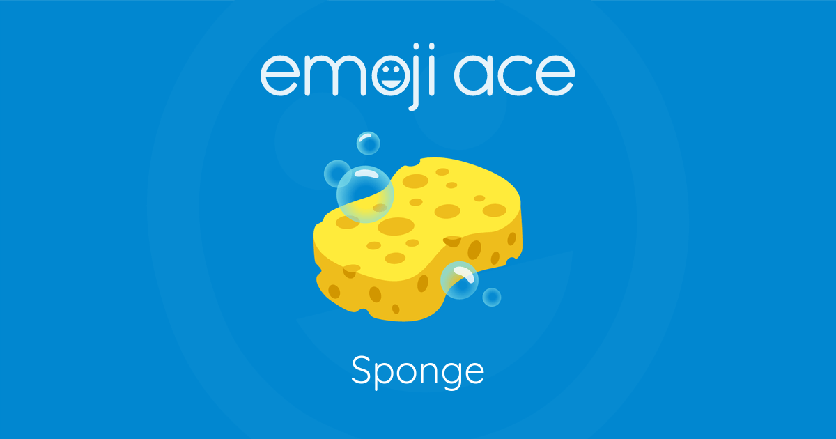 Emoji 🧽 Sponge: Meaning and Details