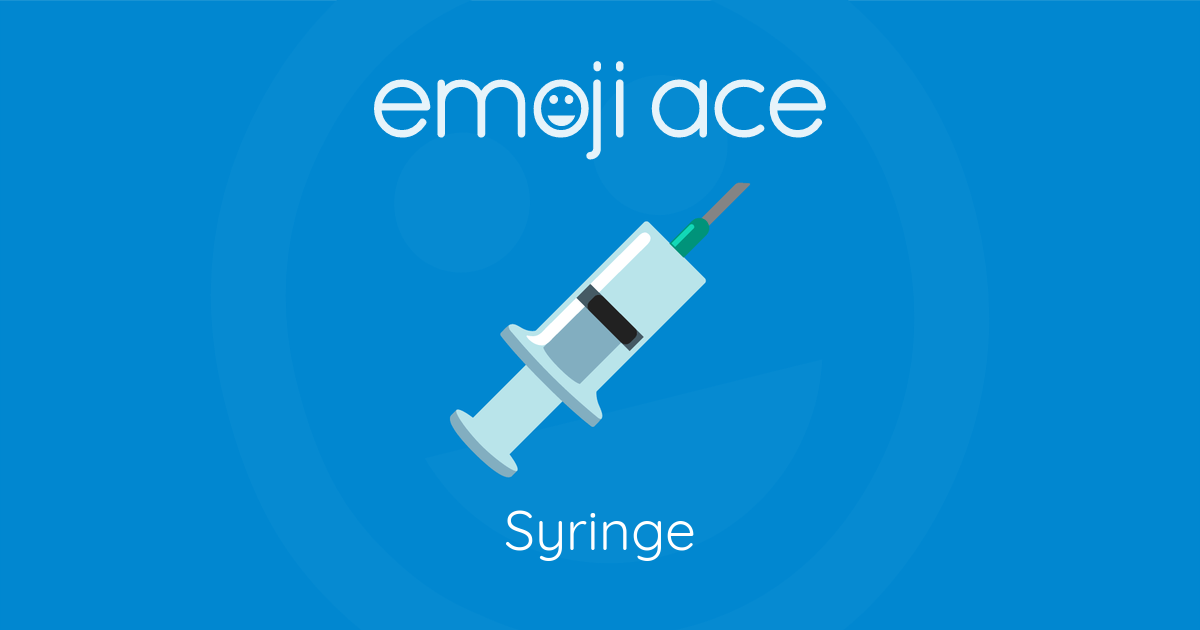 Emoji 💉 Syringe: Meaning and Details