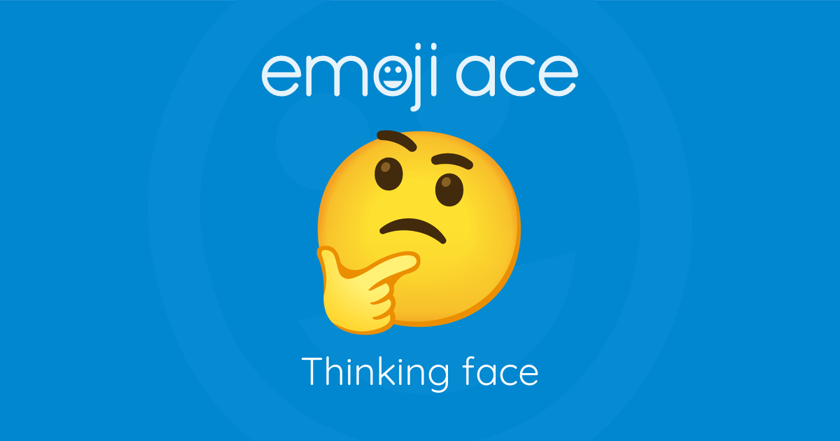Smiley 🤔 Thinking face: Meaning and Details