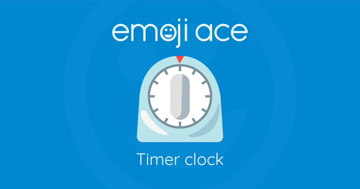 Emoji ⏲️ Timer clock: Meaning and Details