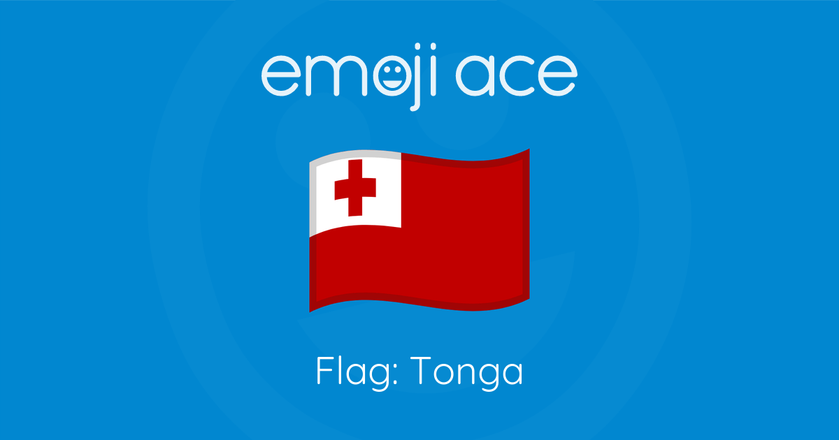 Flag 🇹🇴 Tonga Emoji