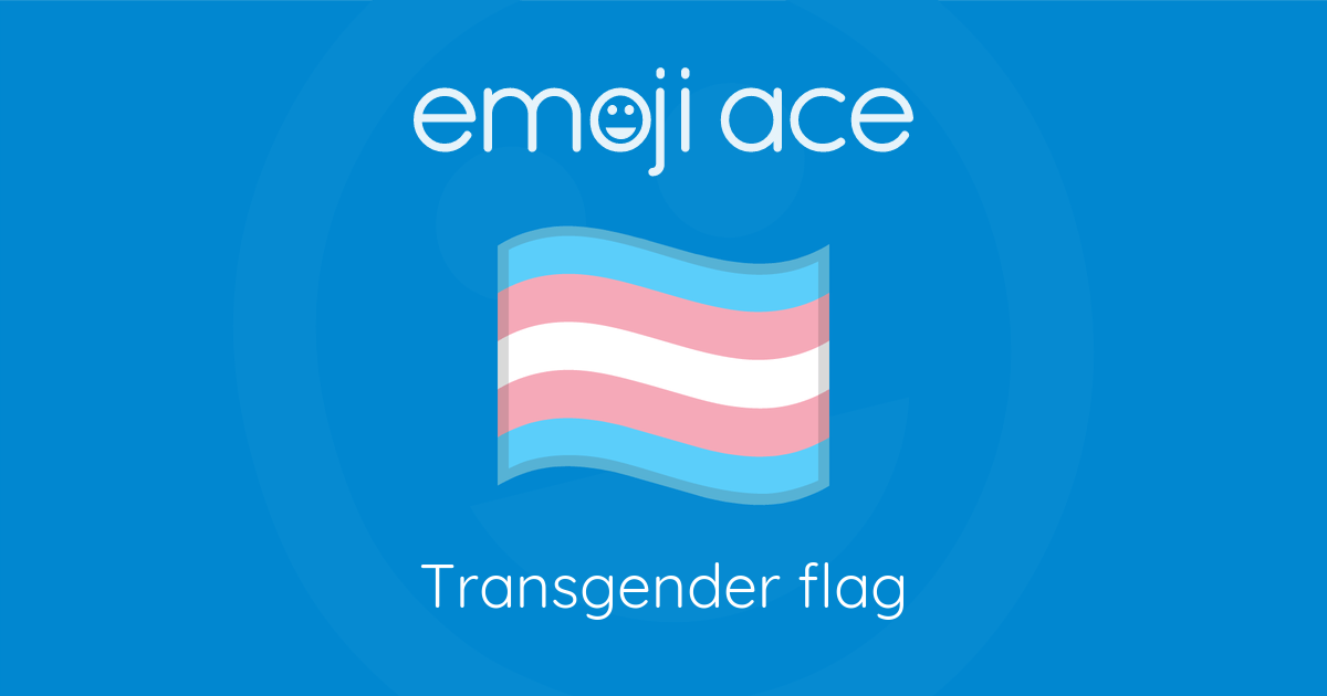 Emoji 🏳️‍⚧️ Transgender flag: Meaning and Details