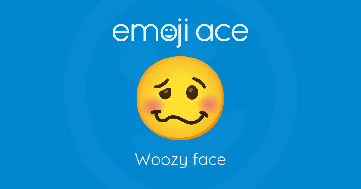 Smiley 🥴 Woozy face: Meaning and Details