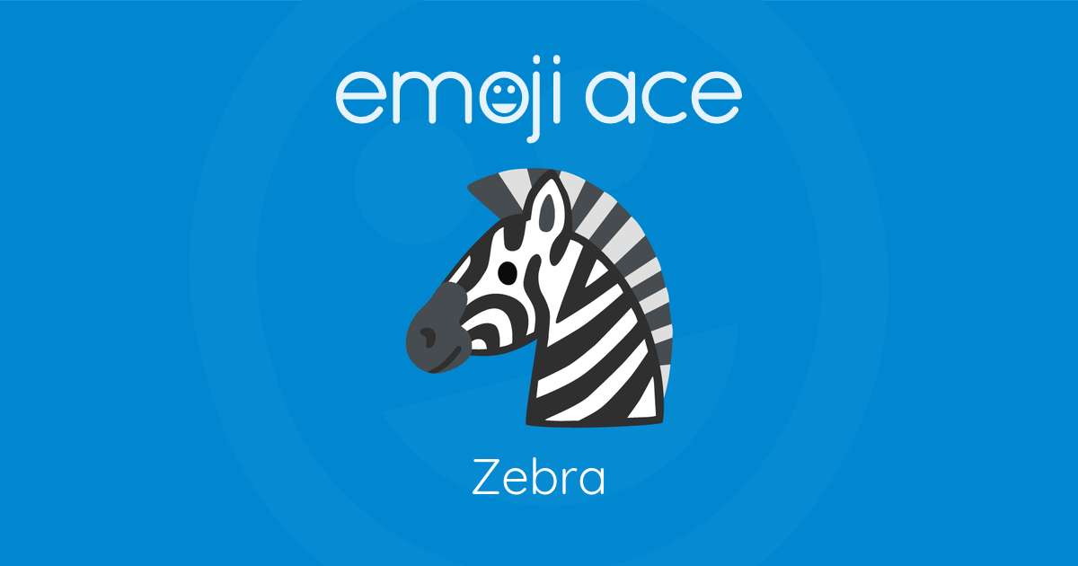 Emoji 🦓 Zebra: Meaning and Details