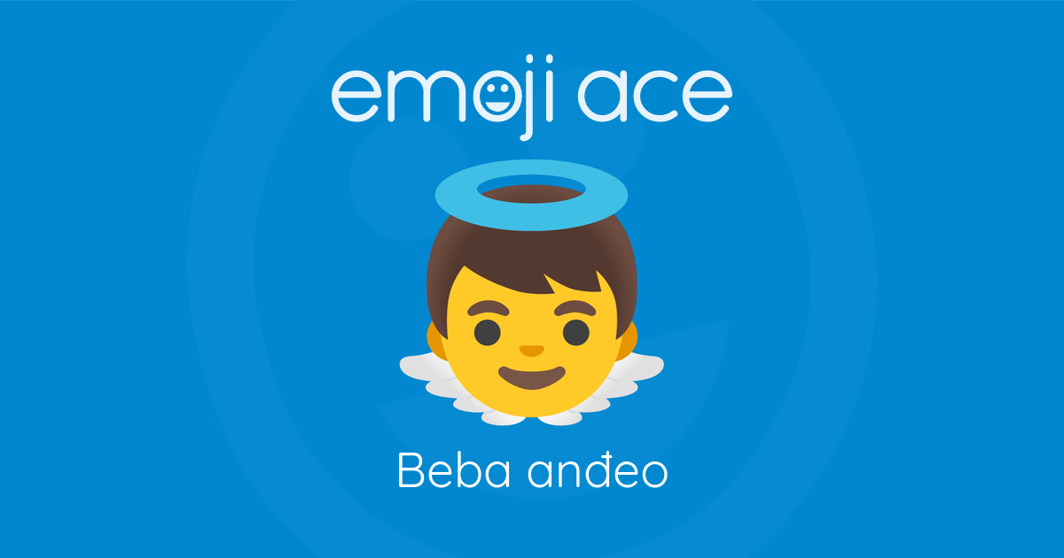 Emoji 👼 Beba anđeo: Značenje i detalji