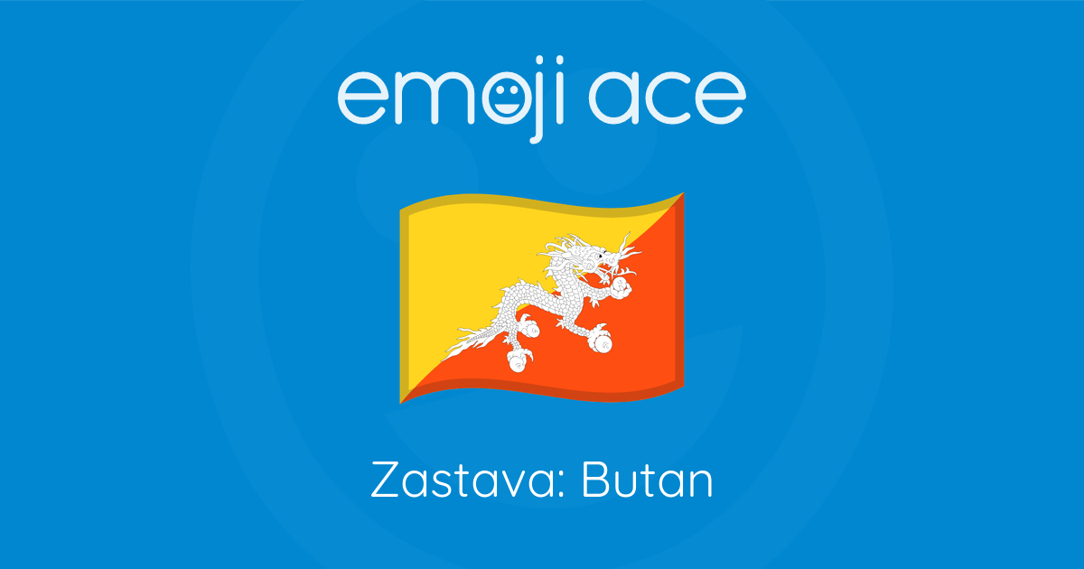 Zastava 🇧🇹 Butan Emoji