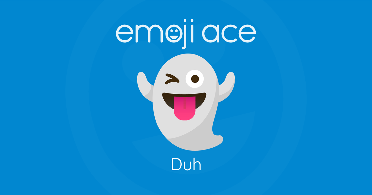 Emoji 👻 Duh: Značenje i detalji