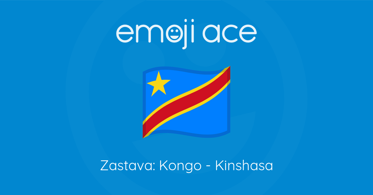 Zastava 🇨🇩 Kongo - Kinshasa Emoji