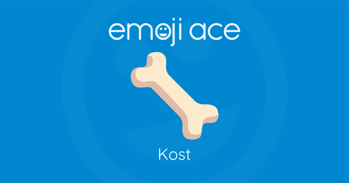 Emoji 🦴 Kost: Značenje i detalji
