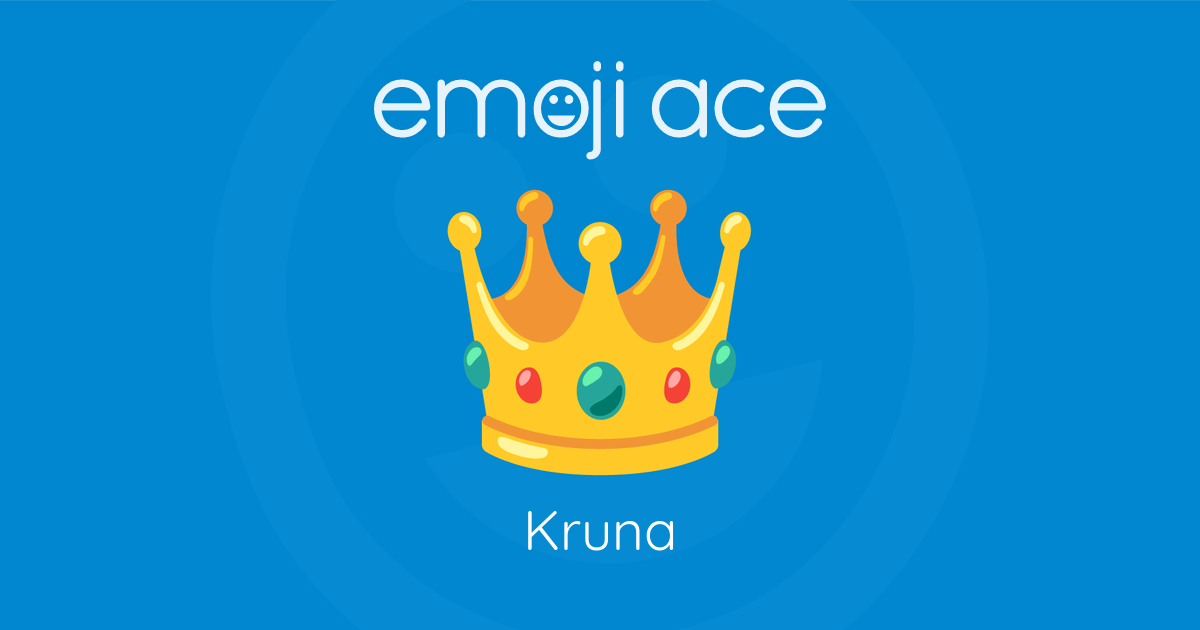 Emoji 👑 Kruna: Značenje i detalji