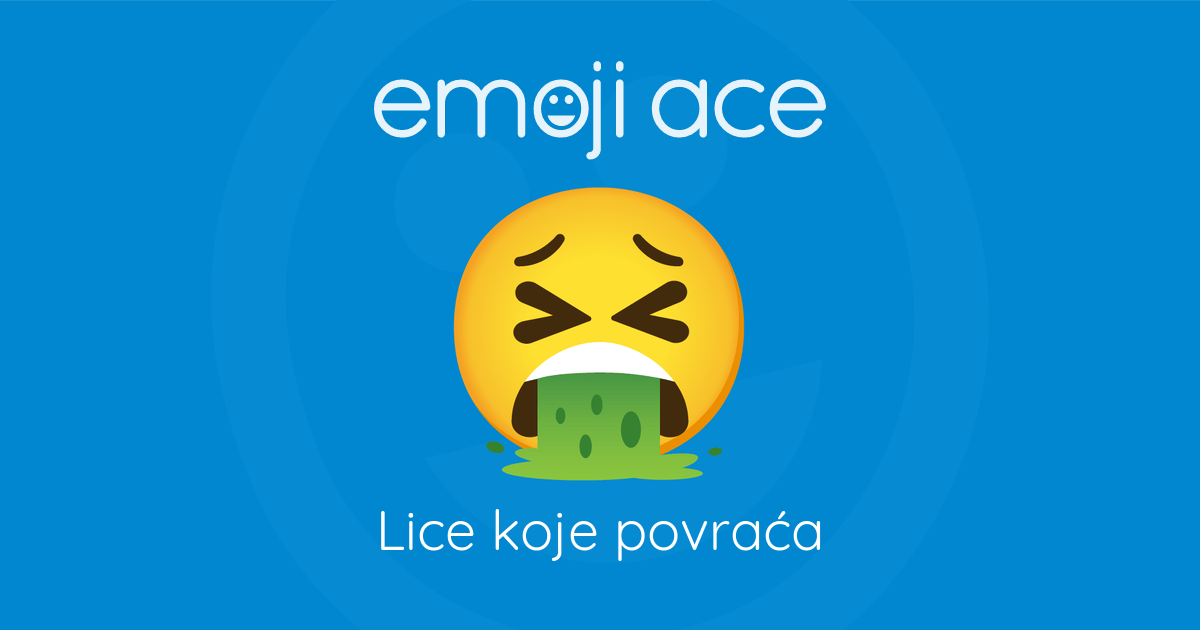 Smajlić 🤮 Lice koje povraća: Značenje i detalji